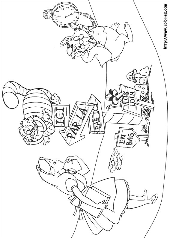coloriage chenille alice au pays des merveilles coloriage chenille alice au pays des merveilles