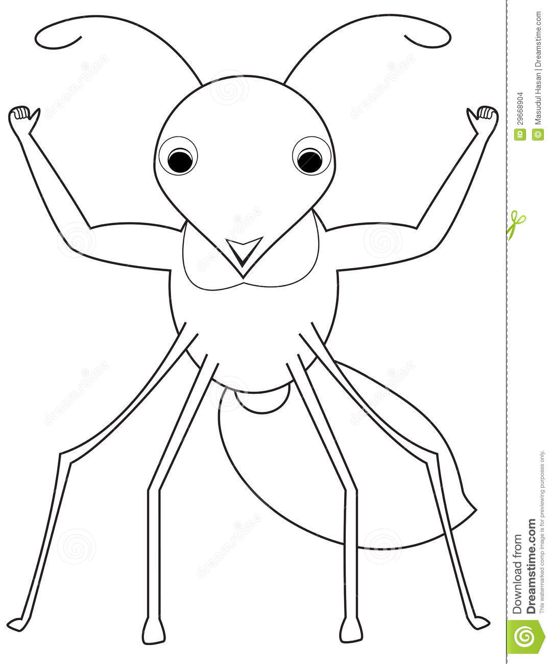 coloriage d'une fourmi coloriage d'une fourmi