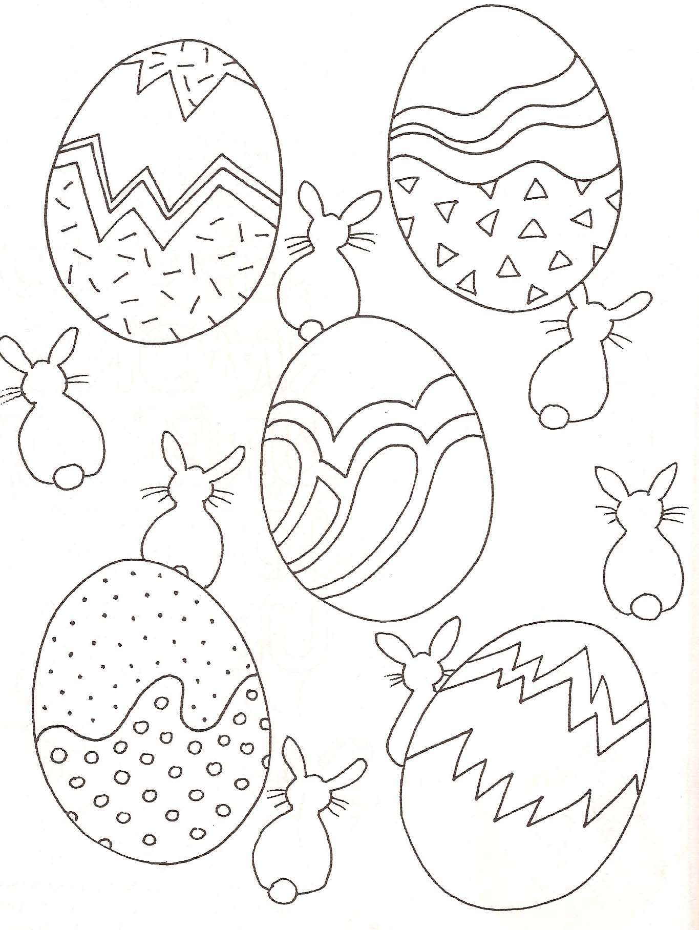 99 Dessins De Coloriage Pâques à Imprimer Gratuit à Imprimer